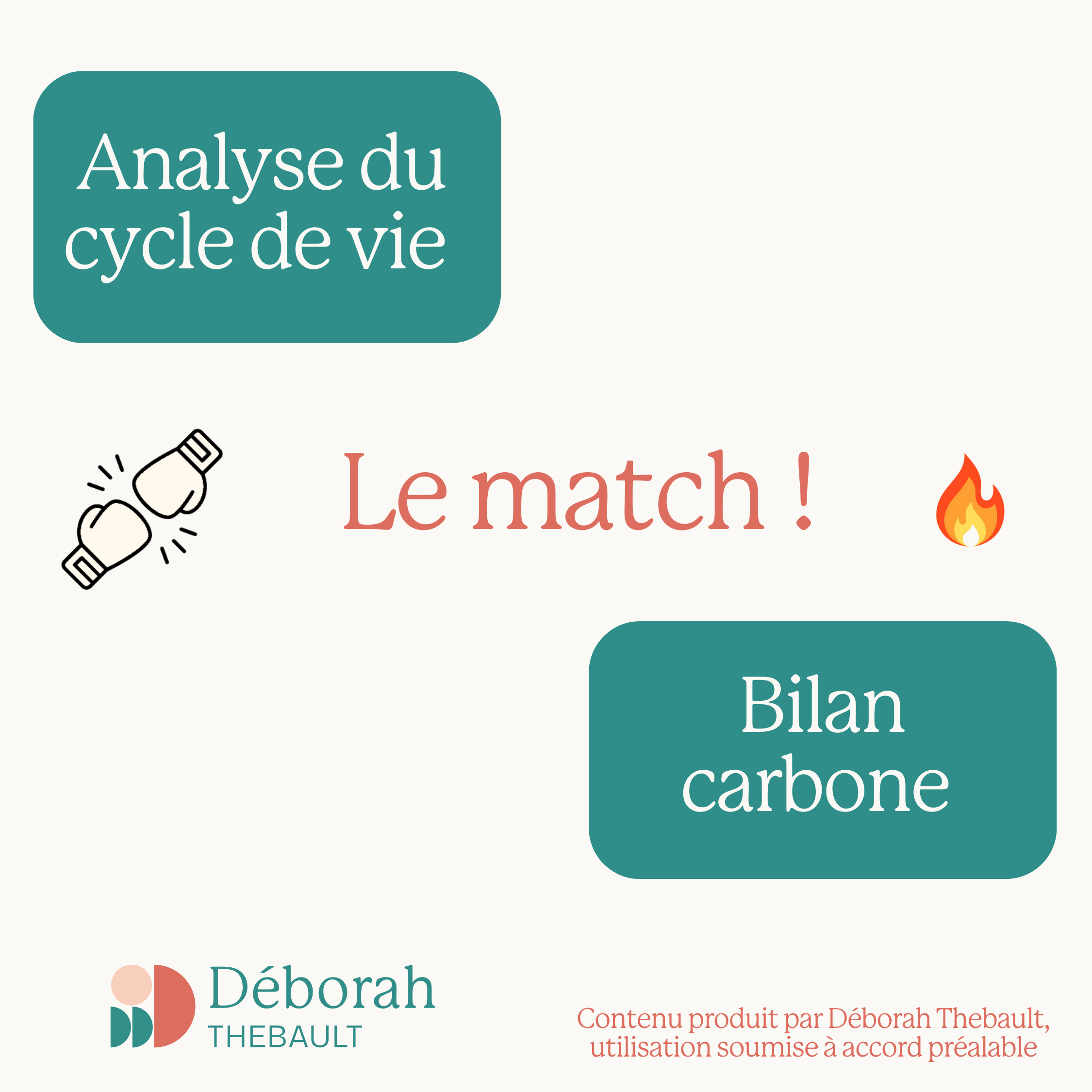 Analyse du cycle de vie vs bilan carbone - Déborah Thebault